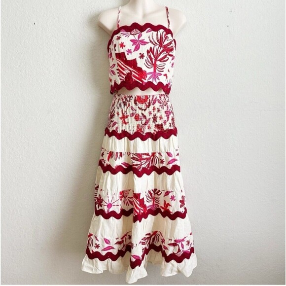 Caroline Constas | Other | Caroline Constas Island Floral Crop Top ...